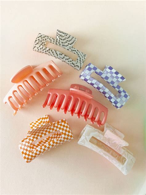 Collection Of Claw Clips For Hair Artofit