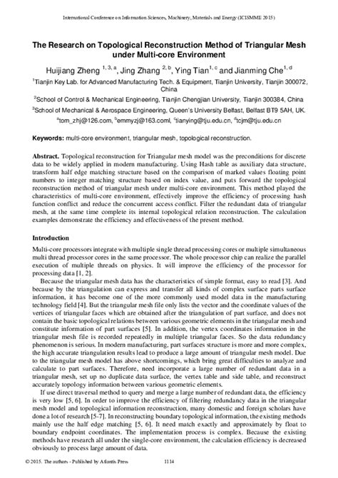Pdf The Research On Topological Reconstruction Method Of Triangular