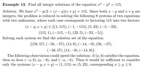 Solved Find All Integer Solutions Of The Chegg