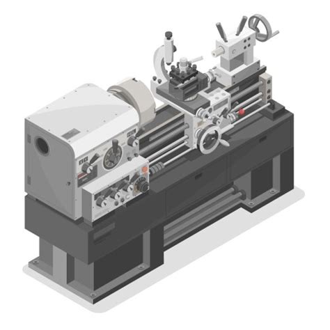 Lathe Machine Vector Images Over