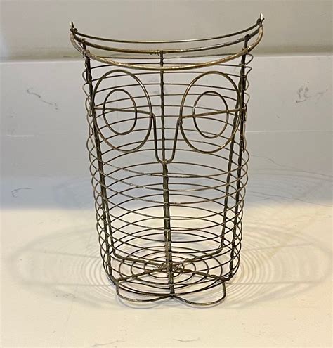 Woodland Owl Wire Basket Etsy