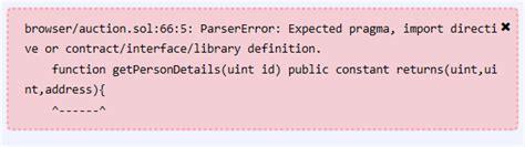 Remix Solidity IDE ParserError Ethereum Stack Exchange