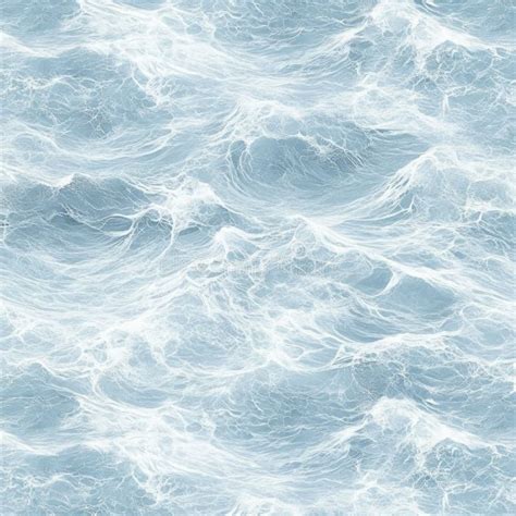 A Calming Ocean Wave Illustration With Translucent Almost Glass Like Water Effects Delicate