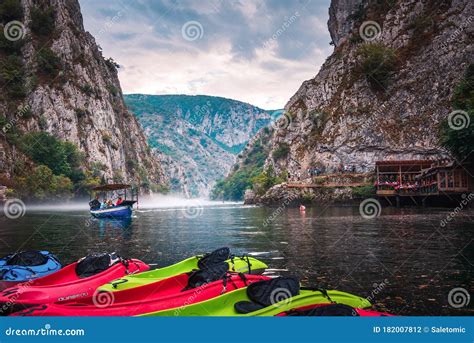 Matka North Macedonia August 26 2018 Canyon Matka Near Skopje With