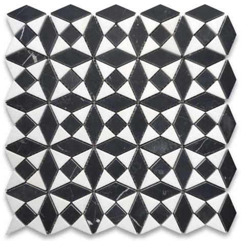 Marble Online Random Sized Marble Grid Mosaic Wall Floor Tile Wayfair