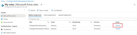 Activate Microsoft Entra Roles In Pim Azure Docs