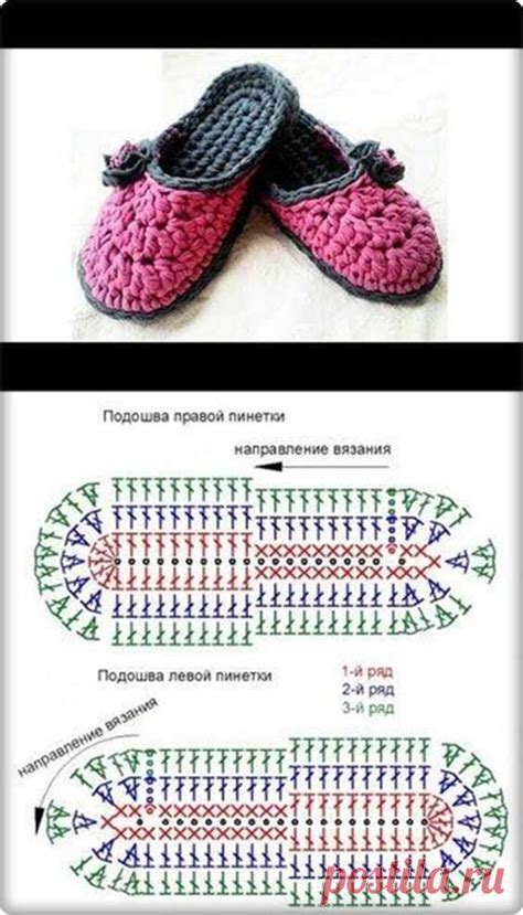 Вяжем уютные домашние тапочки для семьи и гостей за один день | вязать ...