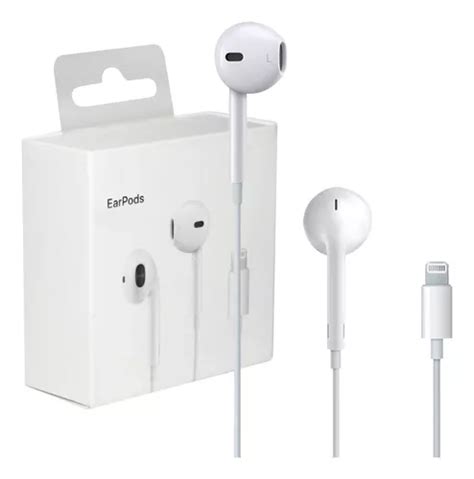 Auricular Manos Libre Con Cable Para Iphone Compatible Ficha Lightning