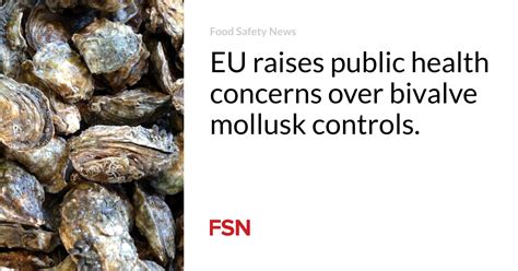 Eu Raises Public Health Concerns Over Bivalve Mollusk Controls Food