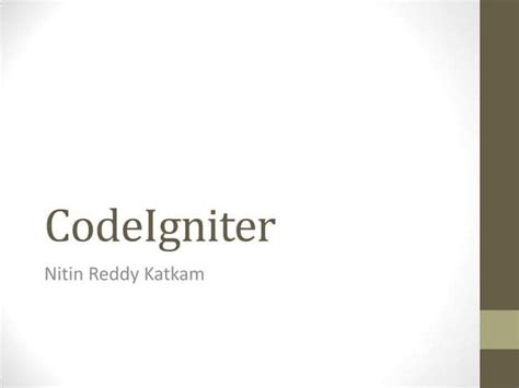 codeigniter an overview r codeigniter