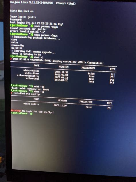 After Latest Update Manjaro System Will Not Load Past Boot Selector