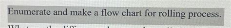 [solved] i want the flow chart enumerate and make a flow ch