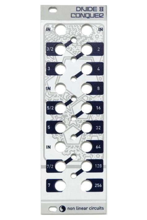 Divide And Conquer Panel White Magpie Modular Modular Addict Synth Diy