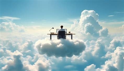 Cloud Computing Working In The Cloud Generative Ai Stock