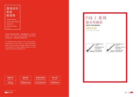 Linear Guide FSK High Precison FUYU Technology PDF Catalogs Technical Documentation Brochure