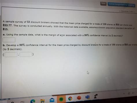 Solved Save Submit Assignment For Grading Question 5 Of 6 A