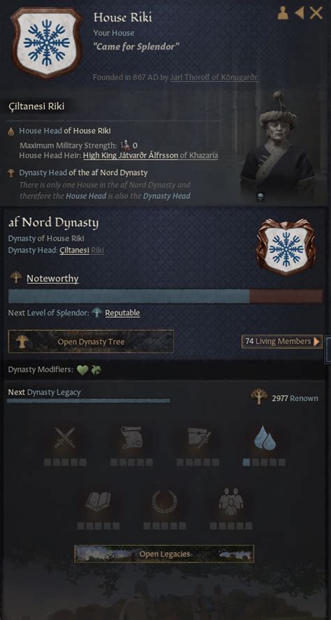 Help Needed With Bugged Dynasty Rck3