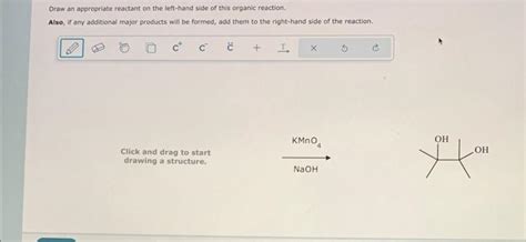 Solved Draw An Appropriate Reactant On The Left Hand Side Of