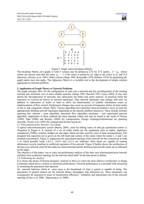 Synthesis And Performance Analysis Of Network Topology Using Graph Theory Pdf Computer