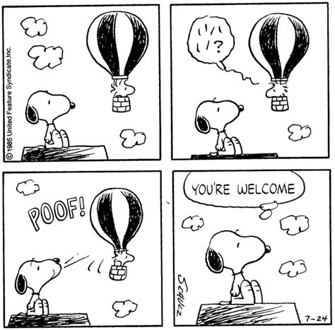 Charles M Schulz Museum This Strip Was Published On July 24 1985