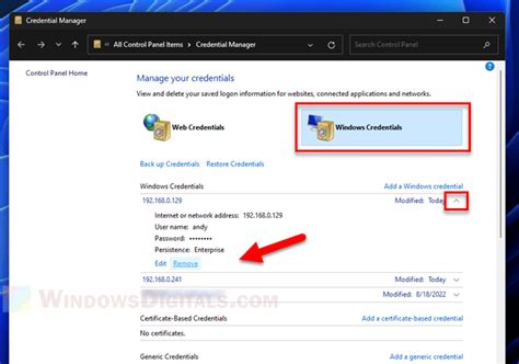 How To Forget Samba SMB Credentials In Windows