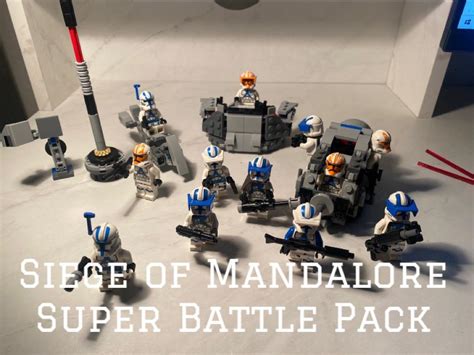 Custom Siege Of Mandalore Super Battle Pack Made With 2 501st Battle