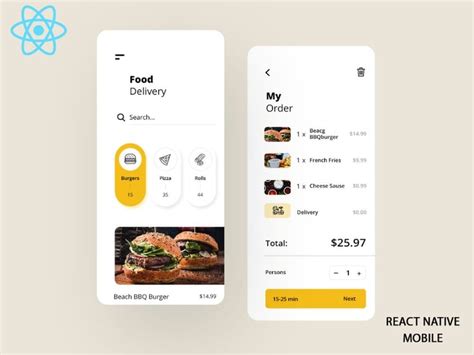 an innovative android and ios applications using react native or flutter