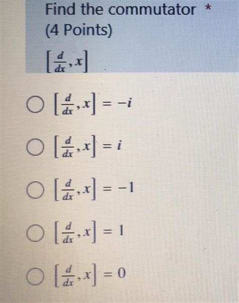 solved find the commutator 4 points 1 x [r]