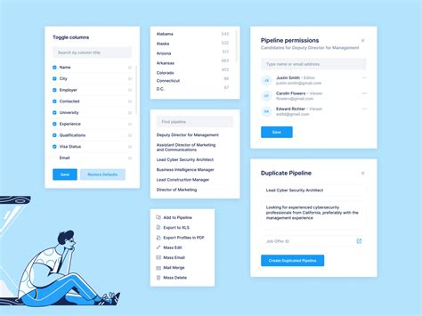 CRM UI Elements By Robert Mayer On Dribbble