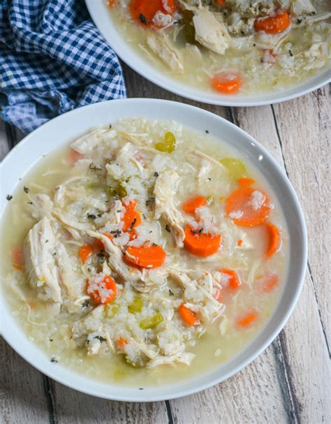 Instant Pot Chicken And Rice Soup 4 Sons R Us