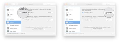 how to use keyboard accessibility features on mac imore