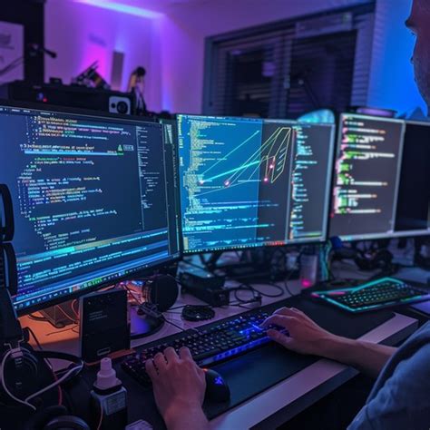 Free Coding Workstation Setup Image Download At Stockcake Free Coding Workstation Setup Image Download At Stockcake