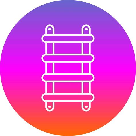 Stepladder Line Gradient Circle Icon 38733407 Vector Art At Vecteezy