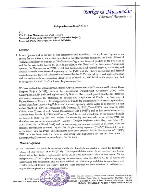 Statutory Audit Report 2018 19 Pdf