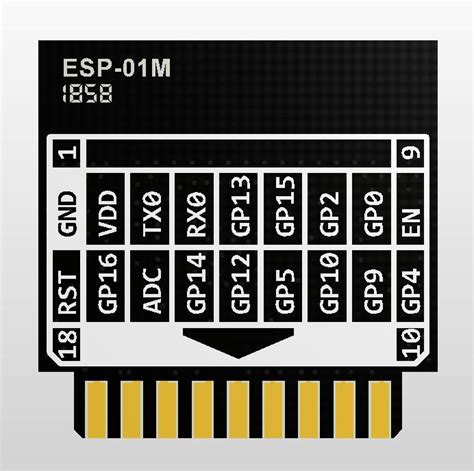 ESP 01M ESP8285 Wifi Module Makerfabs Electronics