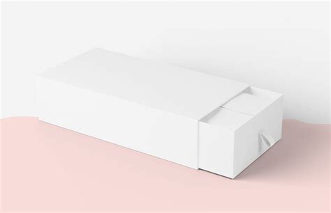 Free Sliding Box Packaging Mockup Psd Psfreebies