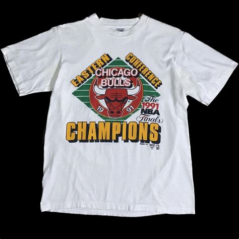 Vintage 91 ‘chicago Bulls Championship Depop