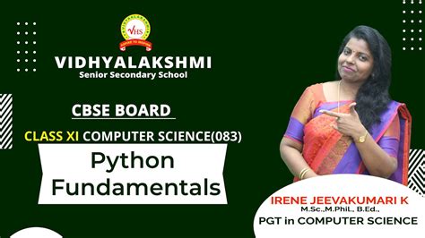 Python Fundamentals Tokens Operators And Punctuators Cbse Class Xi