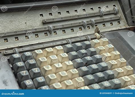 Faded Mechanical Display Stock Image Image Of Numeration 69344691