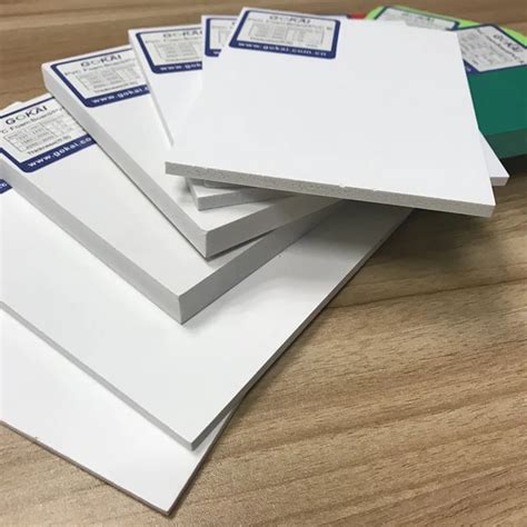 Foam Sheets 4x8 Polystyrene Colored Expanded Solid Forex Pvc 4x8 White Shanghai Gokai Industry