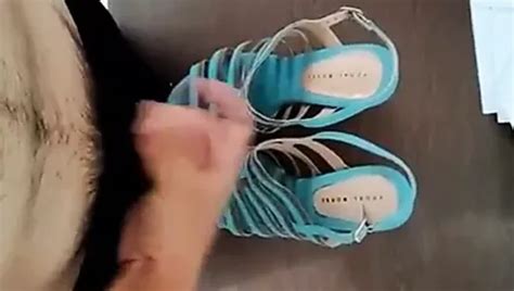 Last Cum On The Black Heel Sandal Xhamster