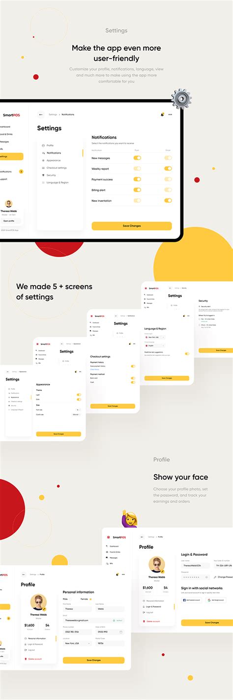 Point Of Sale App UI UX Design Behance