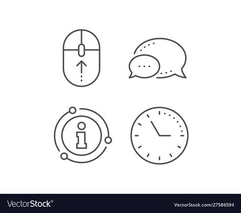 Swipe Up Mouse Line Icon Scrolling Arrow Sign Vector Image