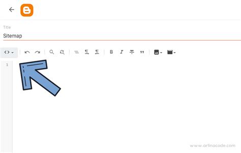 √ Cara Menambahkan Widget Sitemap Di Blogger Arlina Code