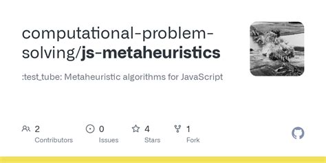 GitHub Computational Problem Solving Js Metaheuristics Test Tube Metaheuristic Algorithms