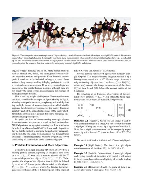 Structure From Recurrent Motion From Rigidity To Recurrency Deepai