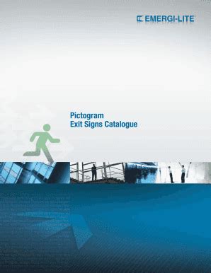 Fillable Online Pictogram Exit Signs Catalogue Pictogram Exit Signs Catalogue Fax Email Print