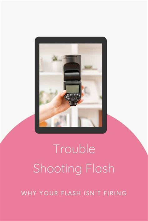 why is my godox flash not firing