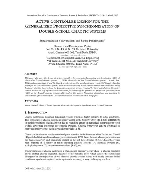 Active Controller Design For The Generalized Projective Synchronization