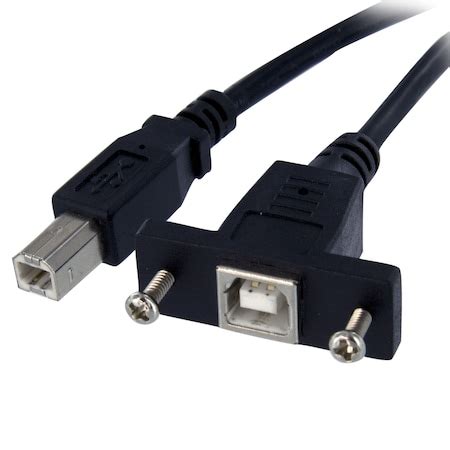Startech Com Panel Mount USB Extension Female To Male Cable 3ft 299551001 USBPNLBFBM3 Zoro